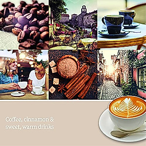 Yankee Candle Café al Fresco Scented, Classic 22oz Large Jar Single Wick Candle, Over 110 Hours of Burn Time