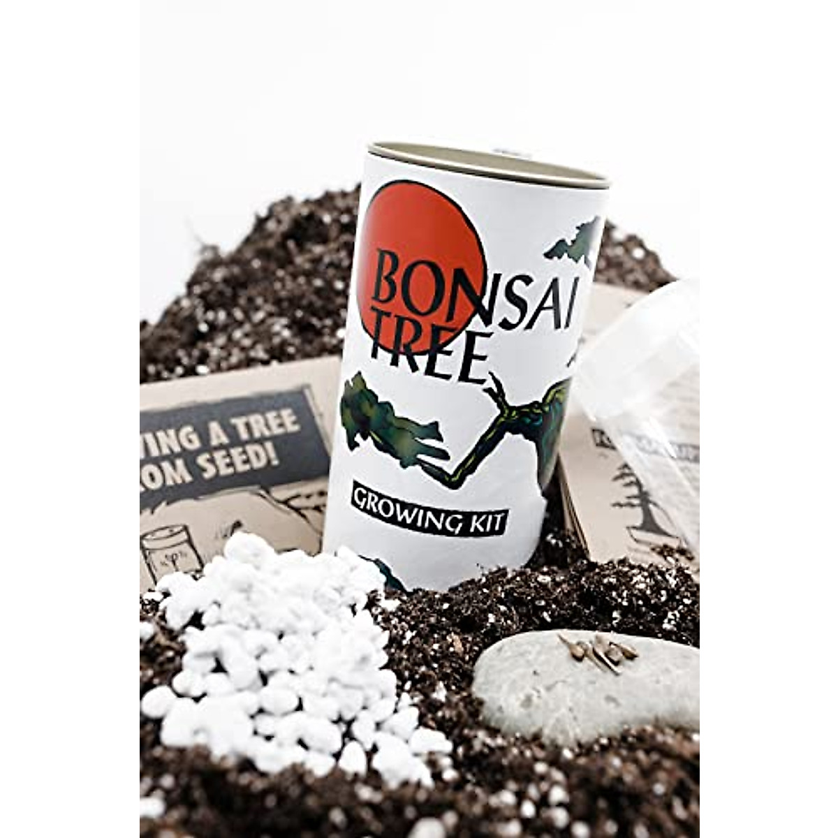 Bonsai Tree Grow Kit | Japanese Maple | White Design | The Jonsteen Company