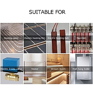 Touch Screen Smart Thermostat, Floor Heating Controller Touch Screen Thermostat Wifi Programmable Industrial, programmable household thermostats