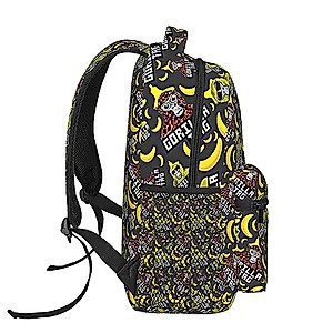 FVGWTVS Boy 3D Printing Gorilla Backpack Cute Cartoon Daily Large Capacity Backpack Gorilla Lightweight Cute Daybag 16 inch