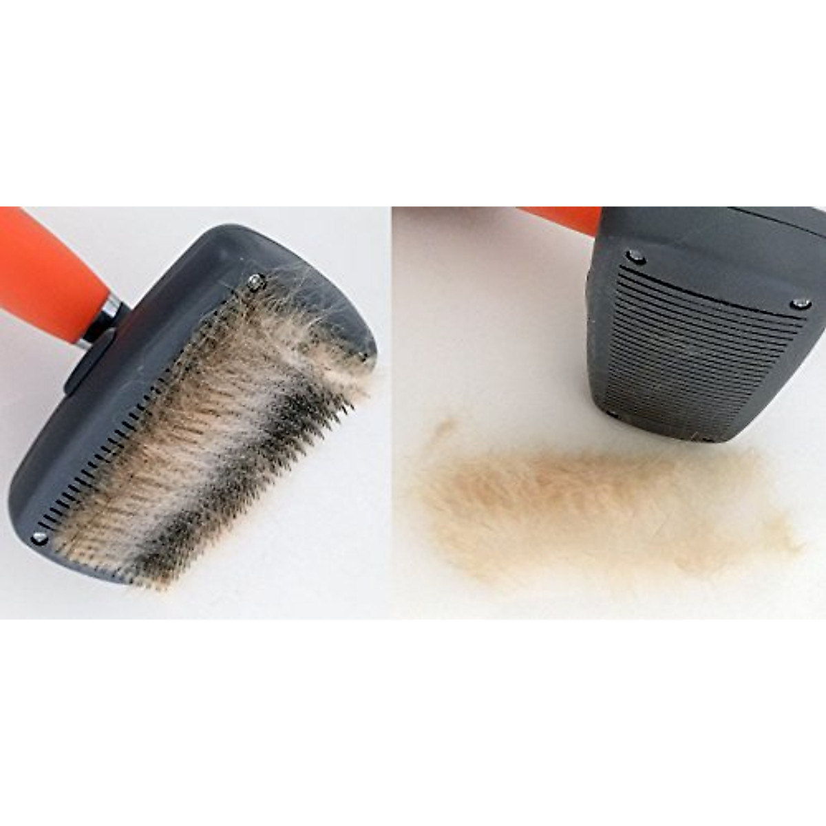 GoPets Professional Slicker Brush for Dogs and Cats Self-Cleaning Grooming Comb for Dematting Detangling & Deshedding