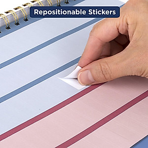 2024-2025 AT-A-GLANCE® Harmony 13-Month Weekly/Monthly Planner, 8-1/2" x 11", Blue, January 2024 to January 2025, 1099-905-20