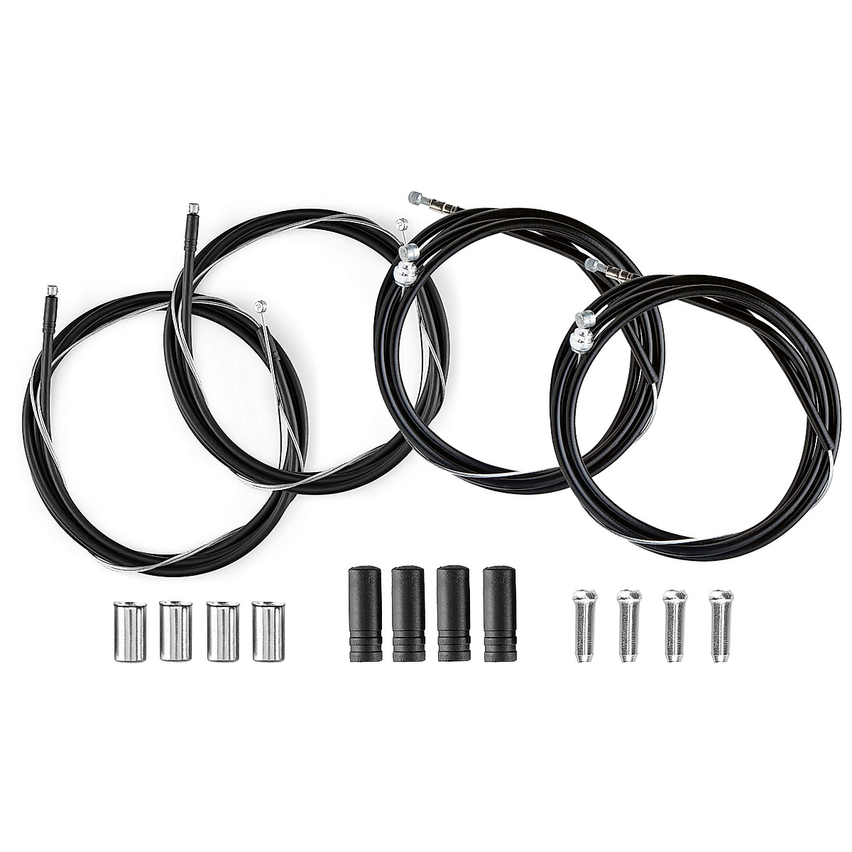 Schwinn Bike Brake And Derailleur Cable Repair Set, Bicycle Tune Up, Bike Accessories, Black
