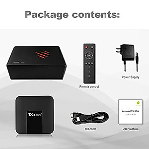 TX3 Mini+ Smart Android TV Box Android 11 TV Box 2GB RAM/16GB ROM Amlogic S905W2 Quad Core 64 Bits 2.4G/5G WiFi Smart 4K TV Box - Model No.: TX3mini+ 2GB 16GB