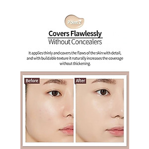 ETUDE New Double Lasting Foundation (Neutral Beige) SPF35/ PA++| High Coverage Weightless Foundation | 24-Hours Lasting Double Cover | Magnet-Like Adherence without Stickiness | Makeup Base
