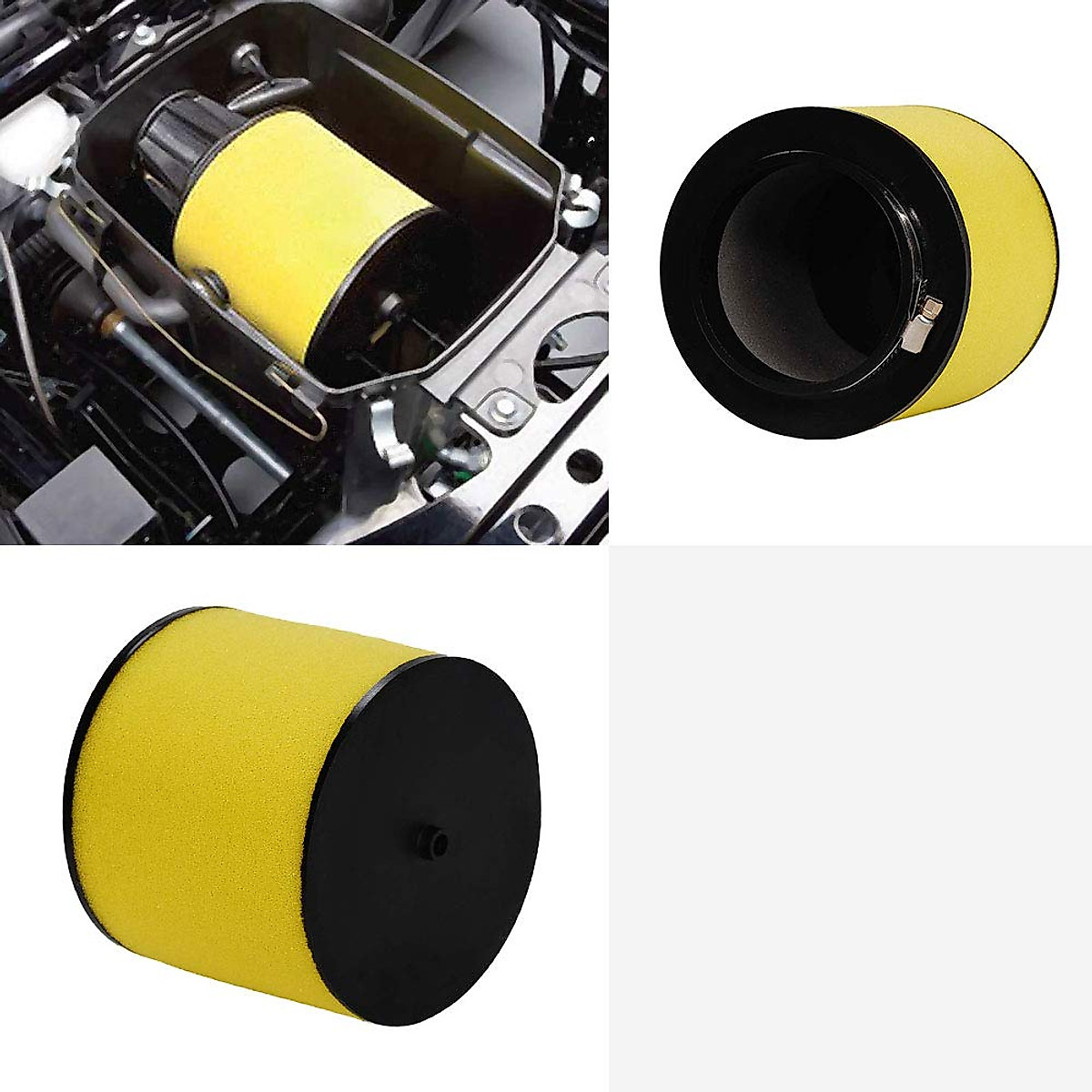 HIFROM ATV Air Filter Element Cleaner Replacement for Honda TRX400EX TRX400X TRX420FA1 TRX420FA2 TRX420FE TRX420FM TRX420TM TRX420TE TRX500FM TRX500FE TRX500FM Replace 17254-HN1-000 (Pack of 1)