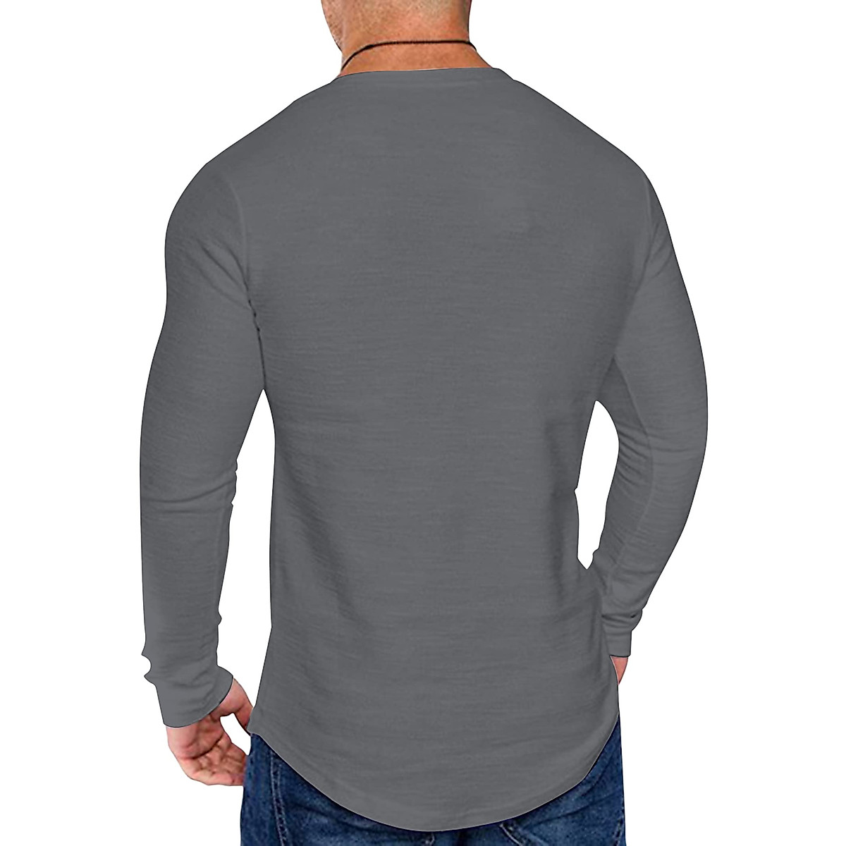 COOFANDY Men Muscle V Neck T Shirt Hipster Bodybuilding Fitted Casual Shirt Pack Grey/White