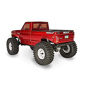 Redcat Ascent 1/10 Scale Low Center of Gravity (LCG) Performance Rock Crawler - Red