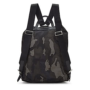 Prada, Pre-Loved Multicolor Tessuto Nylon Camouflage Buckle Backpack, Multi