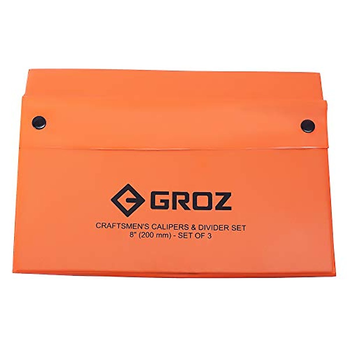 Groz 01493 8" Caliper Set, 2 piece, Inside and Outside with Spring Divider