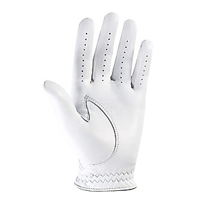 FootJoy Men's StaSof Golf Glove, White, Cadet X-Large, Worn on Left Hand
