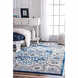 nuLOOM Tameika Area Rug, 8x10, Aqua