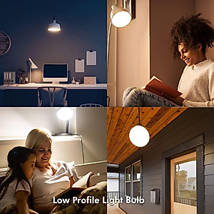 Xtricity LED Closet Low Profile Flat Puck Light Bulb, 11W (60W Eqv) 800 Lumens, 4000K Cool White, Dimmable, E26 Medium Base -120V, UL Listed (2 Pack)