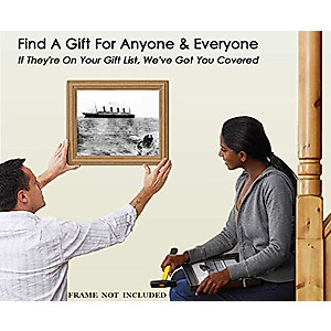 Last Known Photo of Titanic Afloat Wall Art Print Wall Art Print - 8x10 Unframed Picture For Home, Office, Dorm & Bedroom Decor - Creative Gift Idea for Titanic and Movie Fans