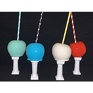 Yesland 1000 Pack Candy Apple Sticks - 5.5 Inch 5mm Sturdy Bamboo Sticks for Caramel - Wooden Skewer Sticks for BBQ, Corn Dog, Corn Cob, Cookie, Lollipop & Kabob