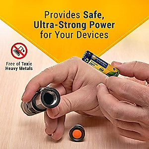 Synergy Digital Ni-MH, 1000 mAh Ultra Hi-Capacity Rechargeable AAA Batteries - 4 Count Pack Long-Lasting Triple A Batteries Use for Cordless Phones Remote Controls Toys & Other Devices