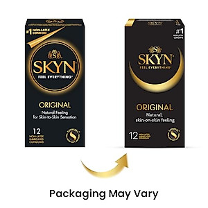 SKYN Non-Latex Lubricated Condoms, 12 Count