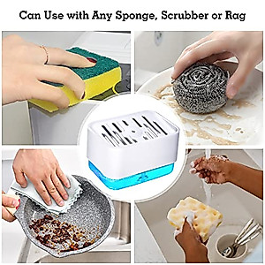 Adadmei Soap Pump Dispenser, Upgraded Cleaning Artifact, Countertop Dish Soap Dispenser for Kitchen, Sink Dish Washing Soap Dispenser