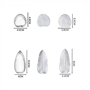 ZHUOJIE Eucalyptus Leaves Petals and Cutter Set Silicone Fondant Mold Veining Petal Sugar Flower Making Tool Cake Decorating Gumpaste Flowers Decor