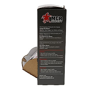 MCR Safety LCT Anti-Fog Anti-Static Lens Cleaning Towelette - 100 Wipes