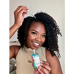 Flora & Curl Coconut Mint Scalp Refresh Pre-Shampoo Dry Scalp Oil | Itchy Scalp Treatment for Curls | Pre-Wash Scalp Oil for Itchy Scalp & Dandruff