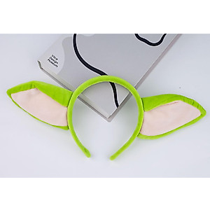 Big Ears Headband,Alien Headband,Headwear with Ears,Cute Decorative Hair Hoop for Hallowen,Cosplay (Yellow)