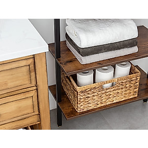 StorageWorks Water Hyacinth Wicker Baskets