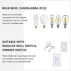 ShiJia Moooni Modern 8 Lights Rectangular Crystal Chandelier Rectangle Raindrop Chandeliers Pendant Light Fixture for Dining Rooms Island Black L39.5