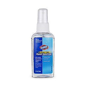Clorox Commercial Solutions Backpack Essentials Hand Sanitizer Kit | Includes Liquid Hand Sanitizer Spray, 2 oz & Liquid Hand Sanitizer with Pump, 16.9 oz | FDA Registered Clorox Hand Sanitizers
