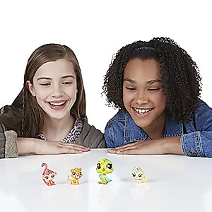 Littlest Pet Shop Pet Jet Playset Toy, Includes 4 Pets, Adult Assembly Required (No Tools Needed), Ages 4 and Up