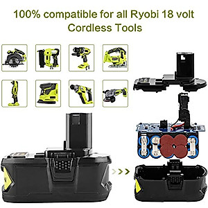 Upgrade 18V 6.0Ah P108 Battery Replacement for Ryobi 18 Volt Battery Lithium P102 P103 P104 P105 P107 P109 P122 Ryobi ONE+ Cordless Drill Tool (1Pack)