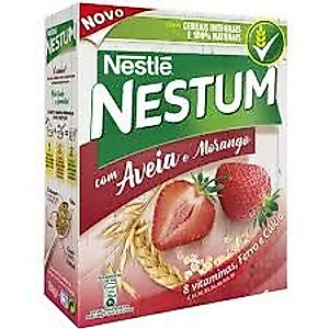 Nestum Cereal with Oats and Strawberries