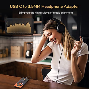 Syncwire Aux to USB C Cord [3.3ft], USB C to 3.5mm Audio Aux Jack Cable for iPhone 15 Pro Max/15 Pro/15 Plus/15, Galaxy S23/S22/S21 iPad Pro Air iPad Pro 2018,Google Pixel 7