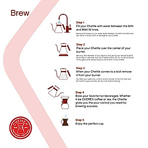 Chemex - Stainless Steel Gooseneck Chettle - Brushed