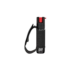 SABRE Runner Pepper Gel, Maximum Police Strength OC Spray, Reflective Hand Strap for Easy Carry & Quick Access, 0.67 fl oz, Secure & Easy to Use Safety, Optional Clip-On Alarm & LED Armband Combos