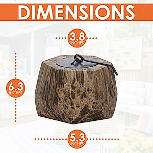 Tabletop Rubbing Alcohol Fireplace Indoor Outdoor Fire Pit Portable Fire Concrete Bowl Pot Fireplace