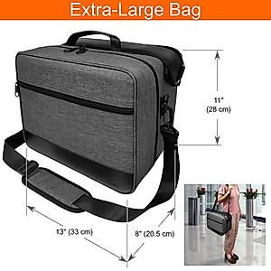 StarPlus2 Extra-Large 2-Compartment Customizable Modular Pill Bottle Organizer, Medicine Bag, Case, Carrier for Medications, and Medical Supplies - for Home Storage and Travel - Dark Gray (with Lock)