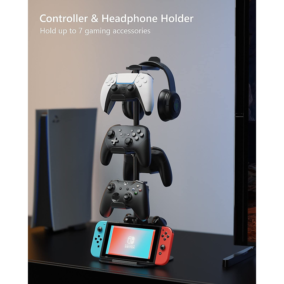 MiiKARE Travel Phone Holder & Adjustsable Controller Holder