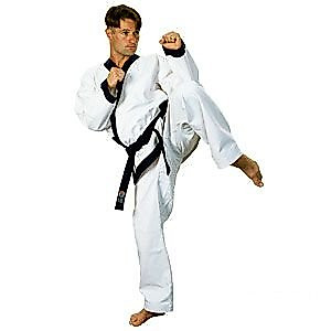 PROFORCE 14oz Heavy Weight Tang Soo Do Uniform - Blue - Size 5.5