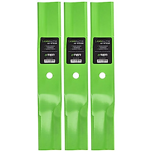 8TEN LawnRAZOR Mower Blade Set for Toro TimeCutter 44 inch Deck 106-0630 54-0010 54-0010-03 55-4940 (Low-Lift)
