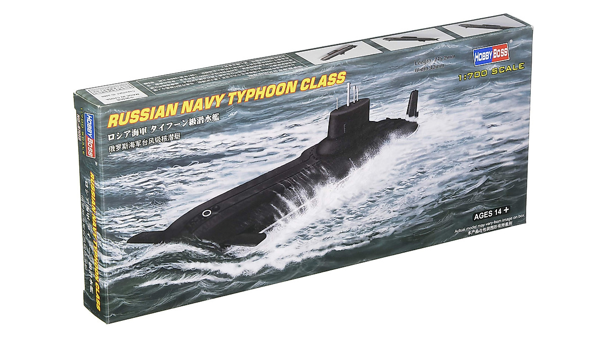 Build the Hobby Boss 1/700 Russian Typhoon Submarine Model Kit