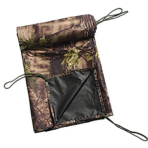 AUSCAMOTEK One Way See Through Camouflage Mesh Camo Netting Material for Hunting Ground Blind 5X13FT
