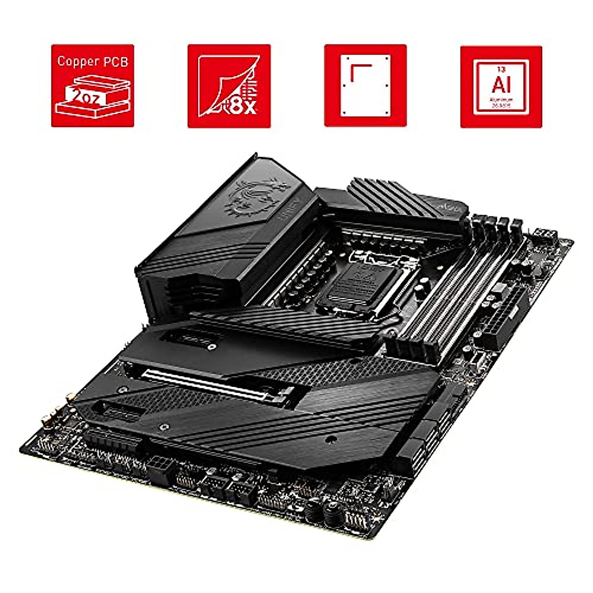 MSI MEG Z590 Unify Gaming Motherboard (ATX, 11th/10th Gen Intel Core, LGA 1200 Socket, DDR4, PCIe 4, SLI/CFX, M.2 Slots, Wi-Fi 6E)