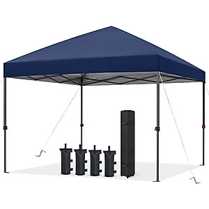 ABCCANOPY Outdoor Easy Pop up Canopy Tent 10X10, Navy Blue