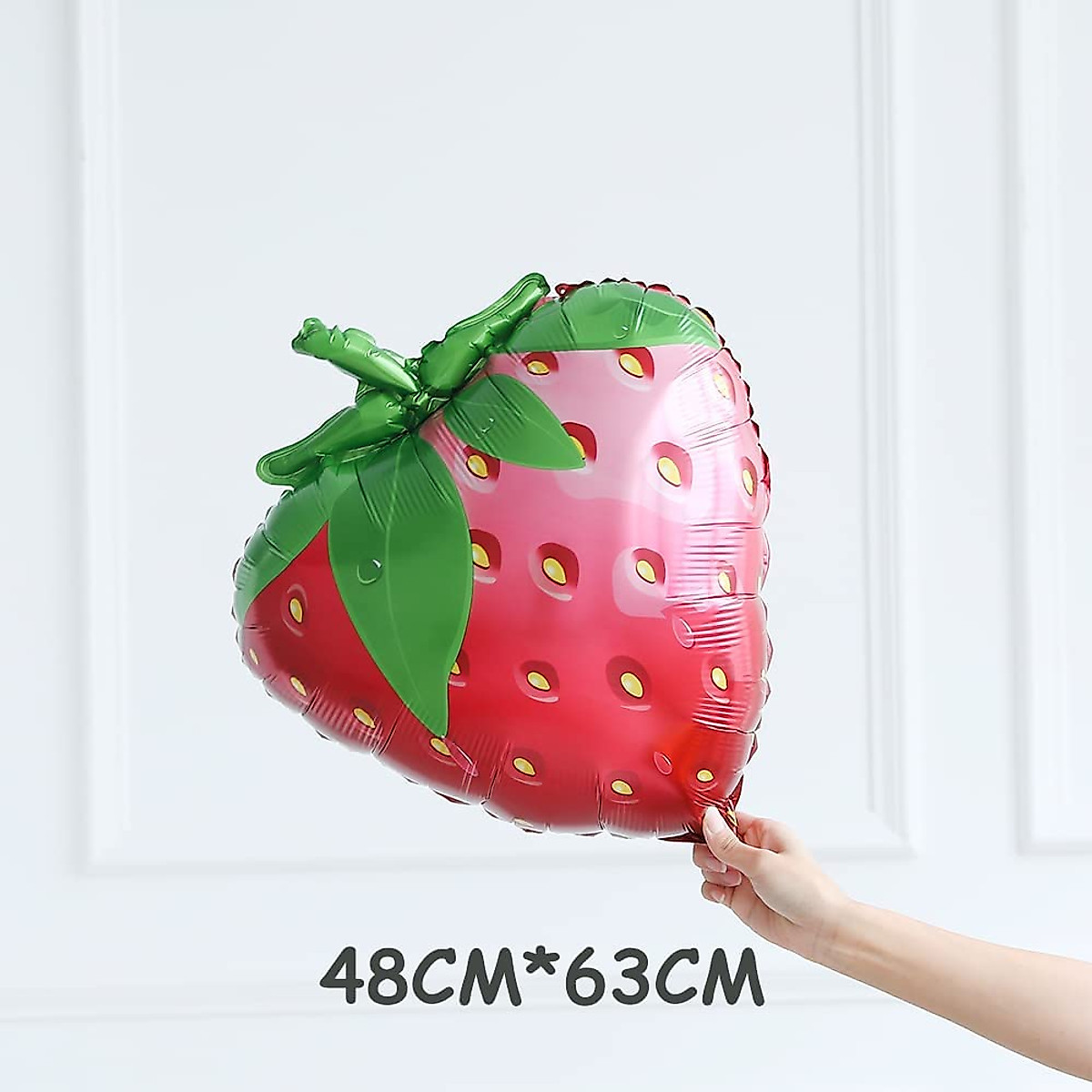 Strawberry Party Decorations Berry First 23PCS Red Pink Balloons with Strawberry and Number 1 Foil Balloons Strawberry Banner for 1st Sweet One Birthday Baby Shower Party Supplies