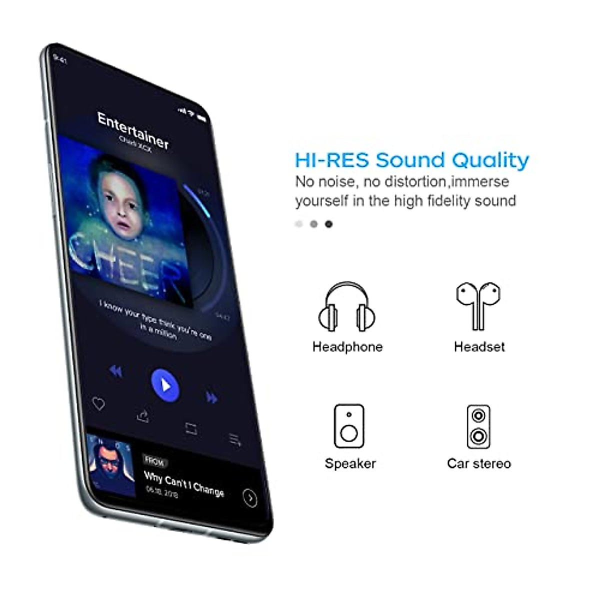 QINGLER USB Type C Headphone Adapter to 3.5mm Audio Adapter with Charger 2 Pack for Music, Charge and Line Control, Compatible with Samsung Galaxy S22 S21, iPad pro 2018/20/21, Huawei, One Plus