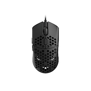 HK Gaming Sirius M Ultra Lightweight Honeycomb Shell Gaming Mouse | 54 Grams | 12000 cpi | USB Wired | 6 programmable Buttons | On-Board Memory | Anti Slip Grips | Sirius-M 12000cpi Black