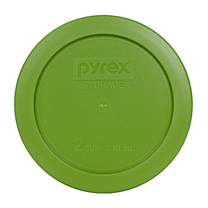 Pyrex Bundle - 12 Items: (3) 7210-PC 3-Cup Turquoise Lids, (3) 7201-PC 4-Cup Purple Lids, (3) 7200-PC 2-Cup Lawn Green Lids, (3) 7202-PC 1-Cup Dark Blue Lids Made in the USA