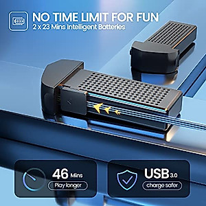Holy Stone GPS Drone with 4K Camera for Adults, HS175D RC Quadcopter with Auto Return, Follow Me, Brushless Motor, Circle Fly, Waypoint Fly, Altitude Hold, Headless Mode, 46 Mins Long Flight