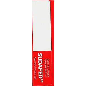 Sudafed PE Head Congestion + Flu Severe Decongestant Tablets for Adults, 24 ct